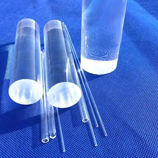 Transparent Fused High-Purity Quartz Glass Rods of Different Sizes 10 ...